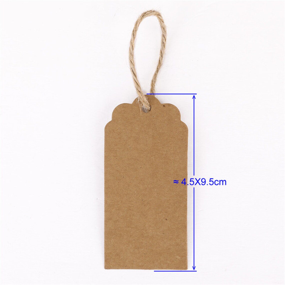 50pcs 4595mm Blank Kraft Paper Tags for Gifts Labeling - Etsy