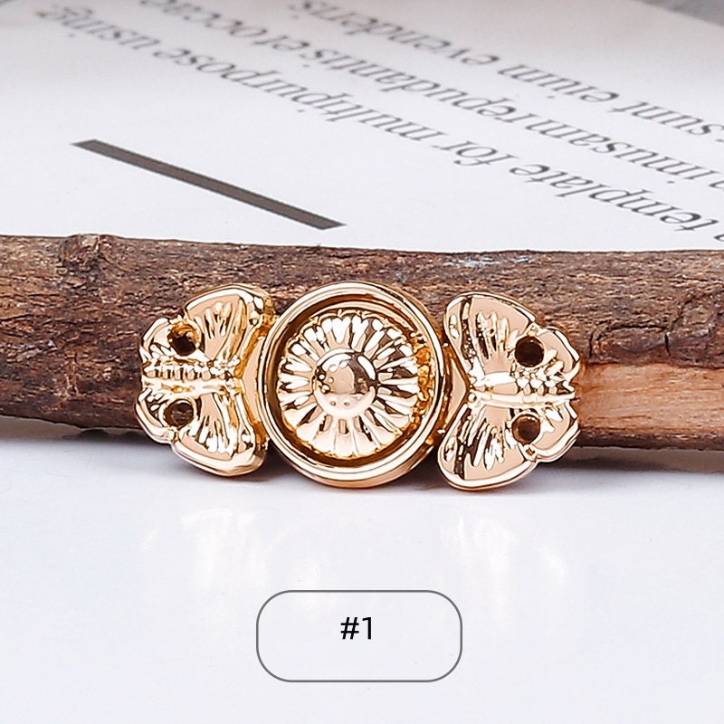 Metal Frog Closure Buttons: Cheongsam Sewing Fasteners CB060 - Etsy