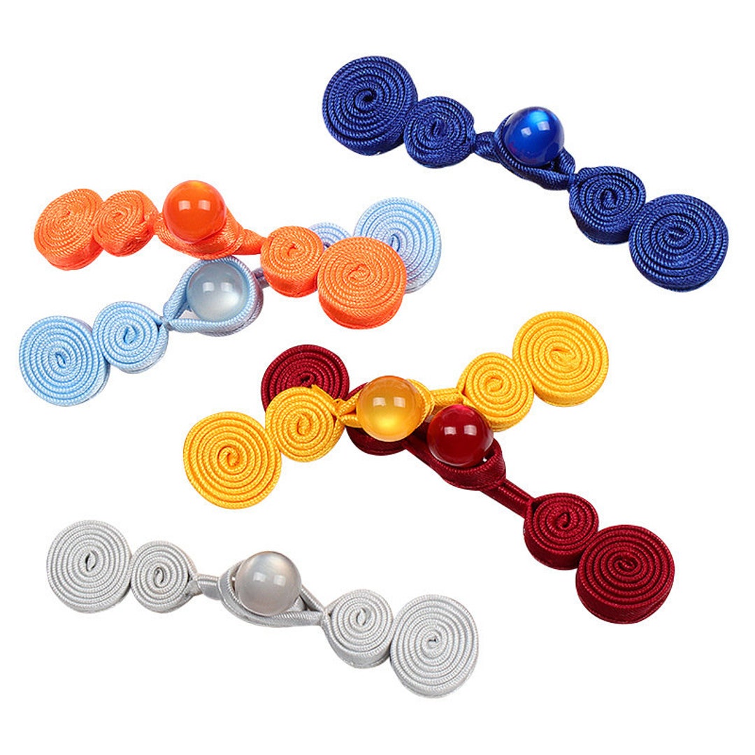 Chinese Frog Buttons: Satin Cheongsam Fasteners CB046 - Etsy