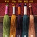 33 Color to Choose,1pc 250mm Long Silk Tassel ,tassel Craft,silk Tassel ...