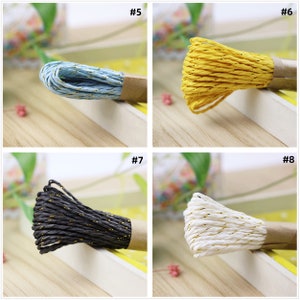 Craft Paper Raffia Cord and Ribbon,twined Paper Rope for Crafting,paper ...