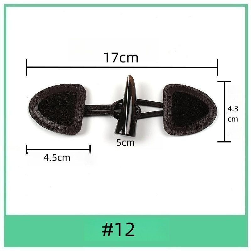 Horn Toggle Buttons: Jacket Fastening Buckle, Coat Closure CB031 - Etsy