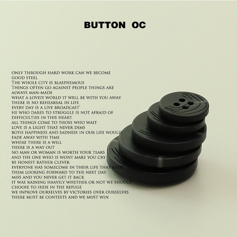 4-hole Resin Buttons: Flat Plain Sewing Buttons for DIY Crafts YO359 - Etsy