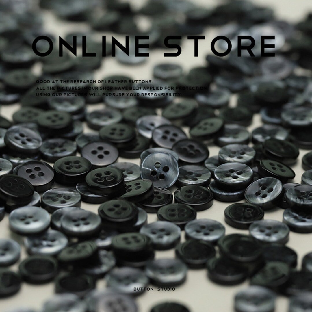 11mm Resin Buttons: Flat 4-hole Buttons for DIY Crafts YO286 - Etsy