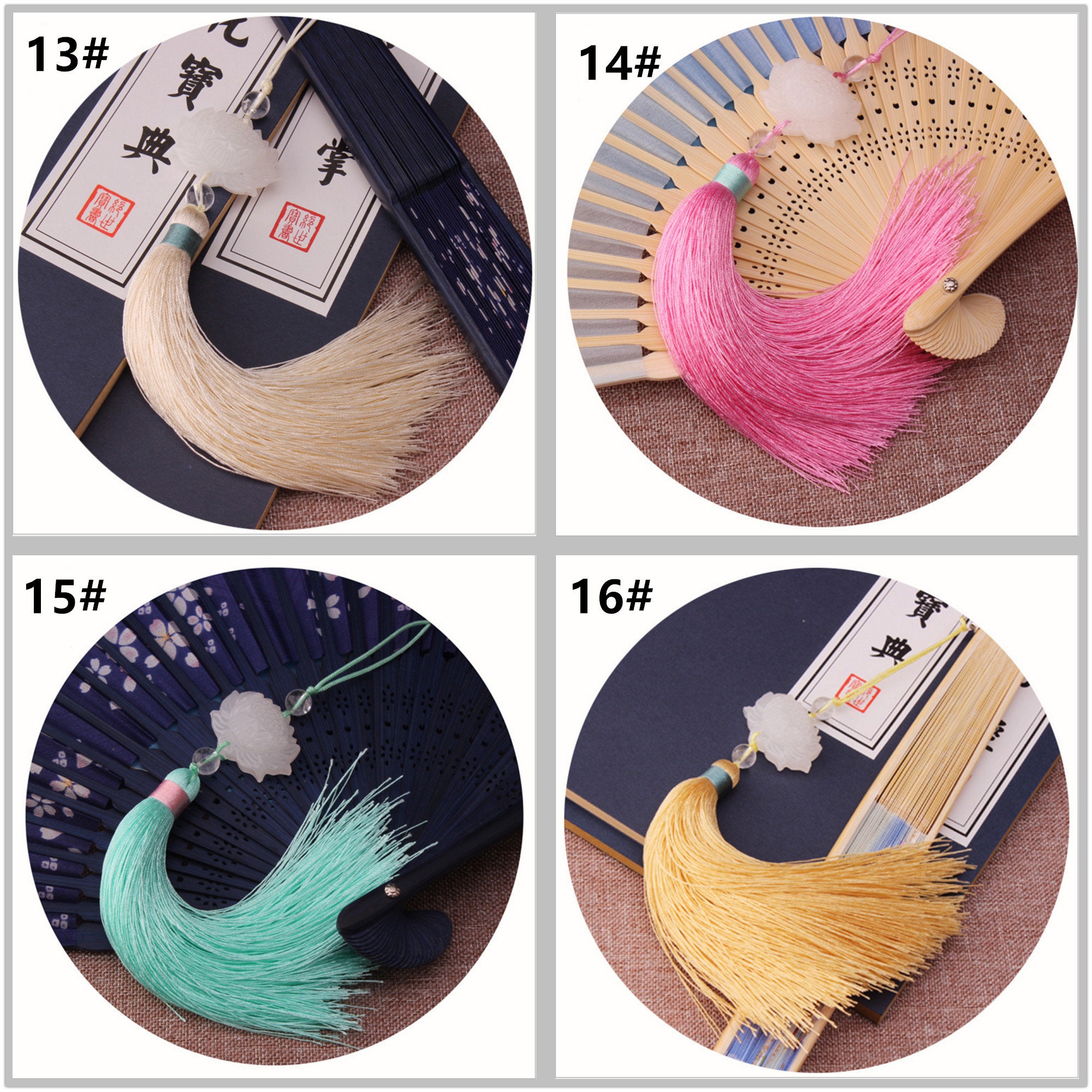 32 Color to Choose1pc 120mm White Jade Silk Tassel tassel - Etsy