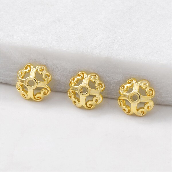 Filigree End Caps - Etsy
