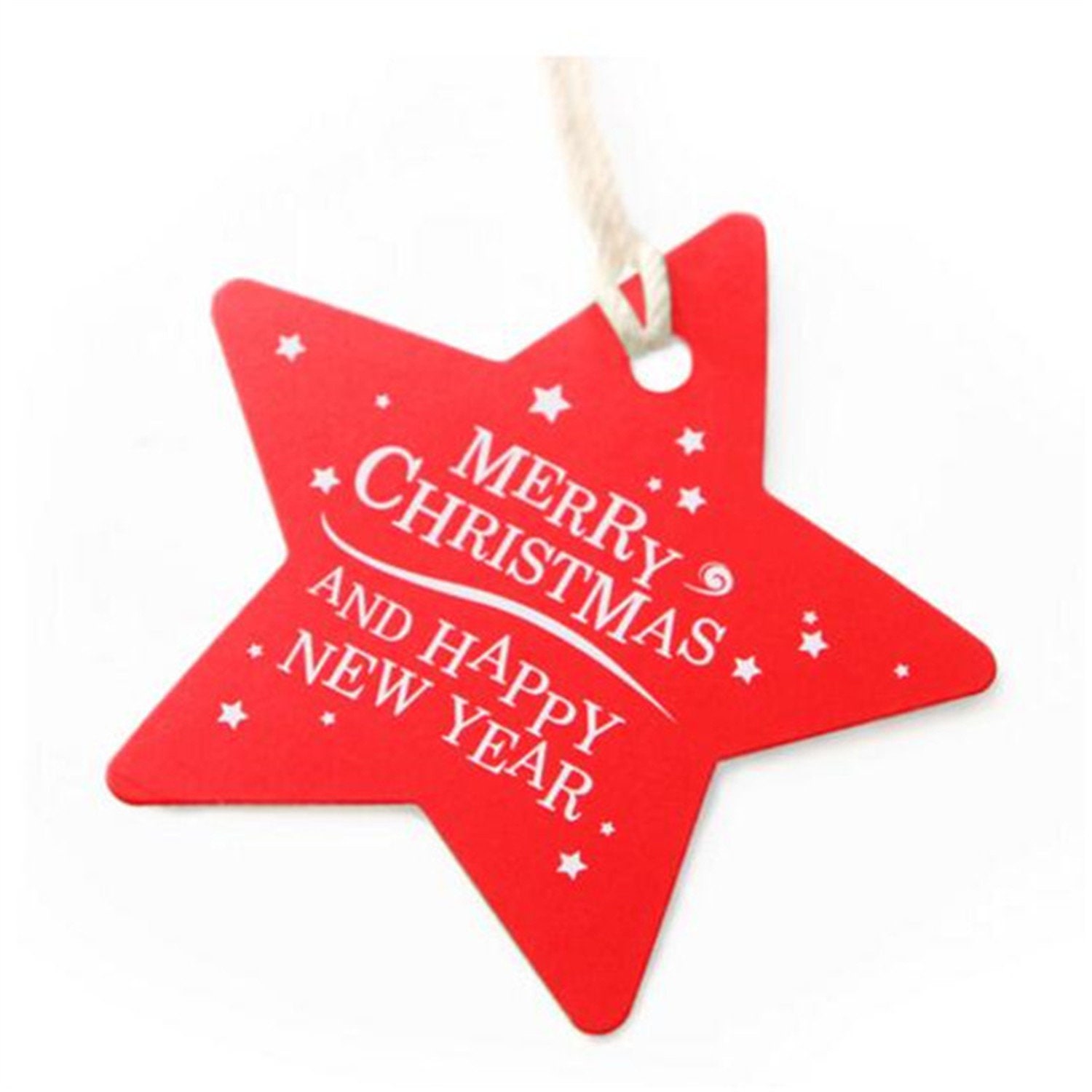 50pcs 53mm Star Christmas Kraft Paper Card for Gifts - Etsy