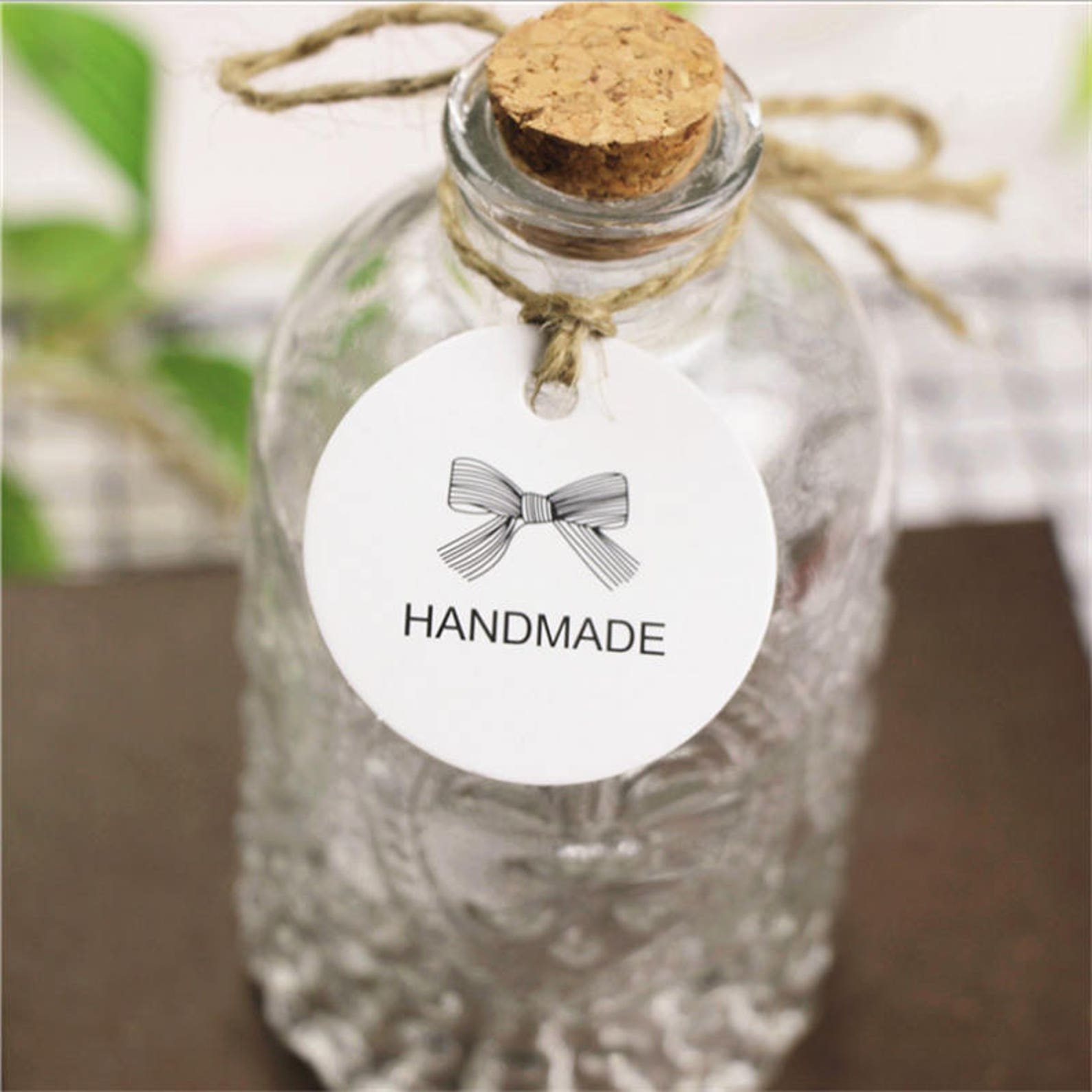 50pcs 43mm Round handmade Kraft Paper Tags for - Etsy