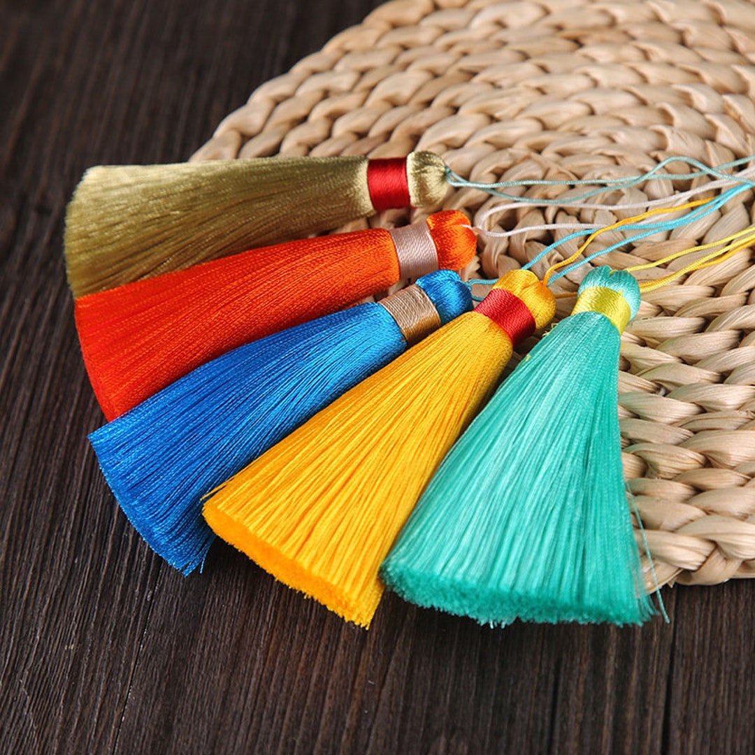 2pcs 11 Color to Choose,80mm Colorful Tassel ,tassel Craft,tassel ...