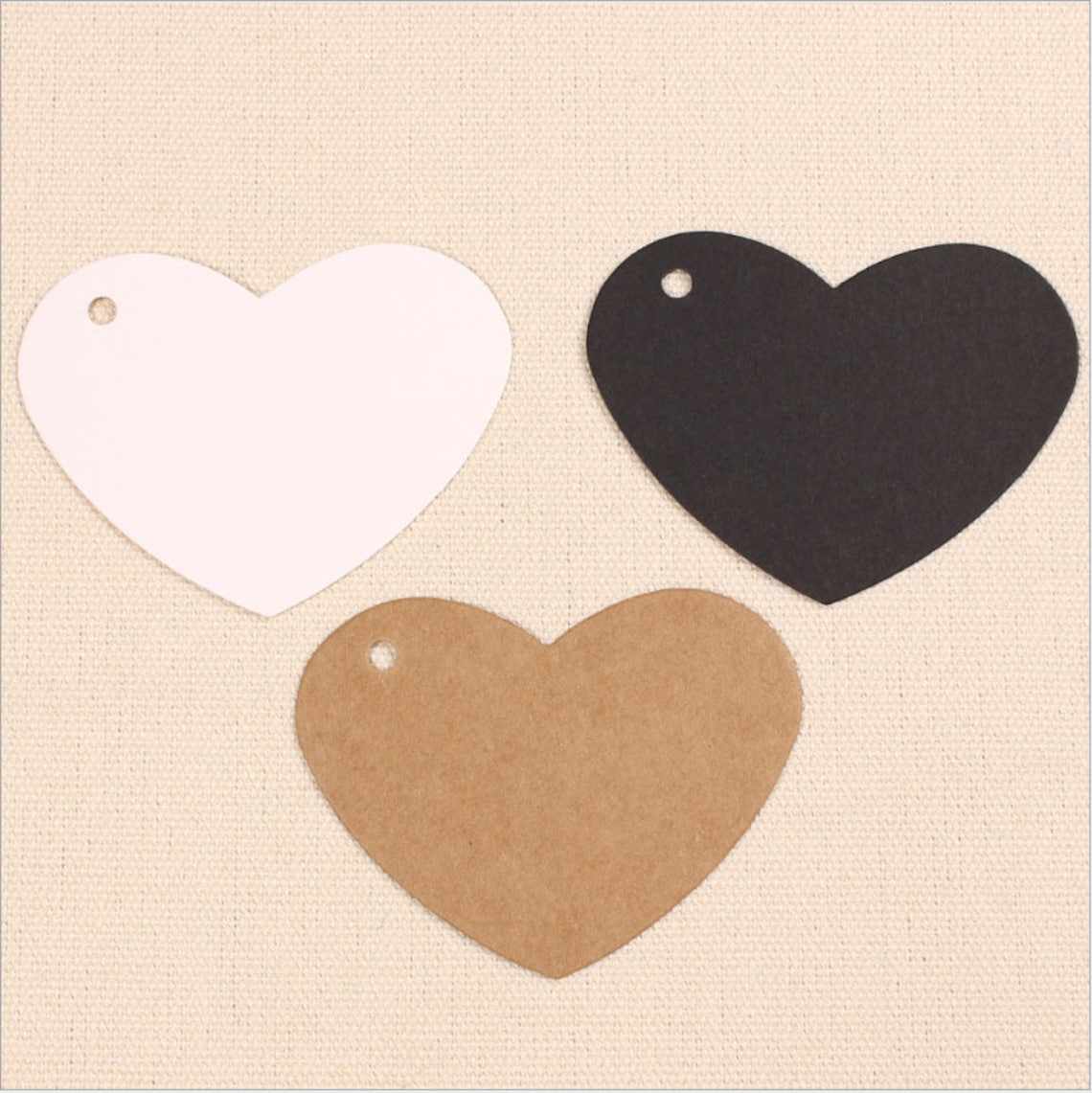 50pcs 5065mm Love Heart Kraft Paper Tags for Gifts Labeling | Etsy