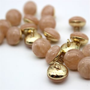 2/6/10/20pcs 11.5-25mm Metal Buttons, Faux Opal Buttons for Shirt ...