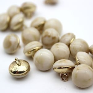 2/6/10/20pcs 11.5-25mm Metal Buttons, Faux Opal Buttons for Shirt ...