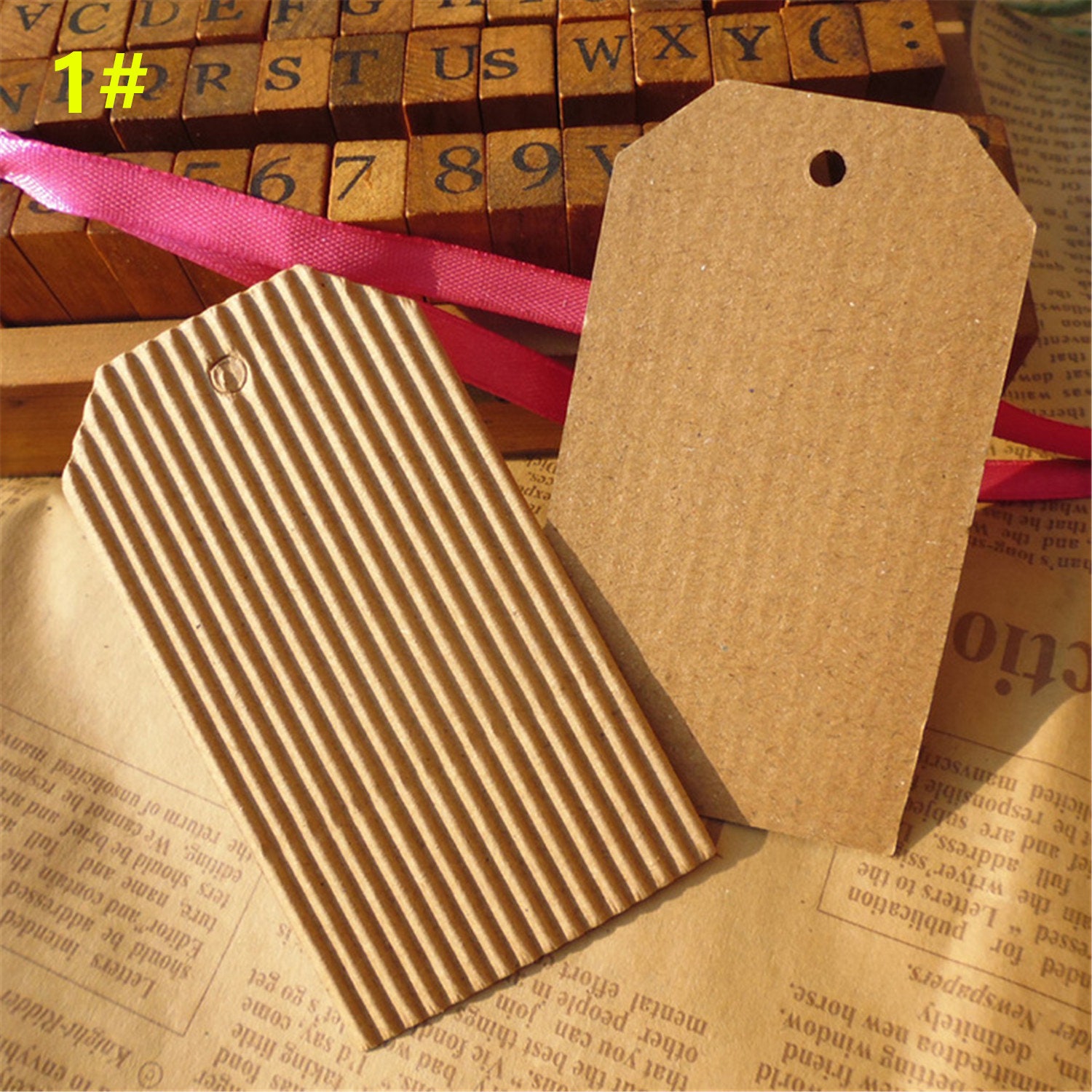 50pcs 4580mm Blank Kraft Paper Tags for Gifts Labeling | Etsy