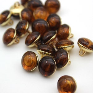 2/6/10/20pcs 11.5-25mm Metal Buttons, Faux Opal Buttons for Shirt ...