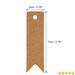 100pcs 2070mm Swallowtail Blank Kraft Paper Tags for Gifts, Labeling ...