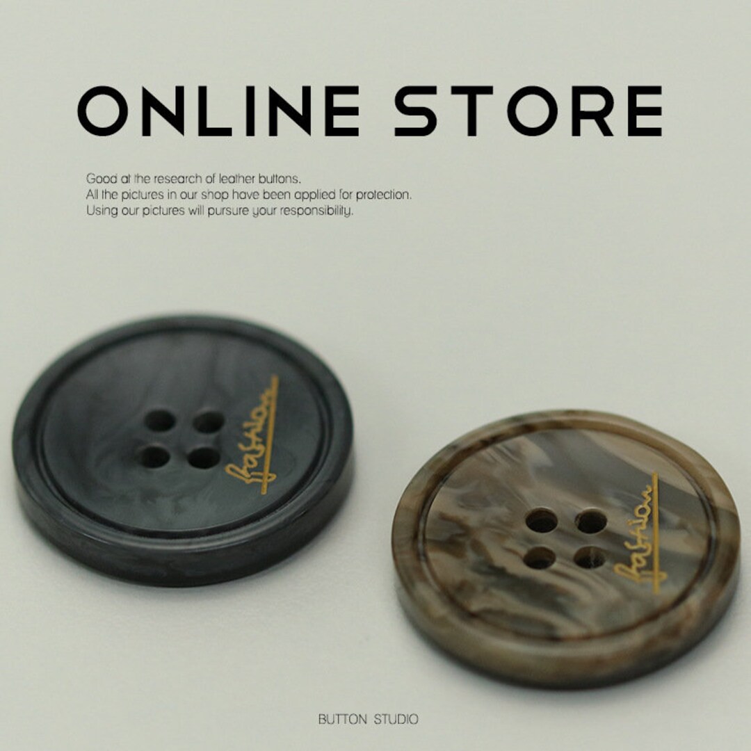 Resin 4-hole Buttons: Flat Plain Design for DIY Crafts - Etsy