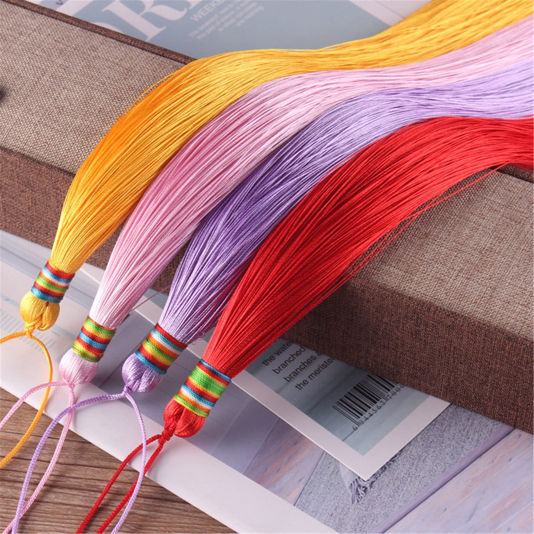 Long Craft Tassel Pendant: 320mm Colorful Accessories (2pcs) YD119 - Etsy
