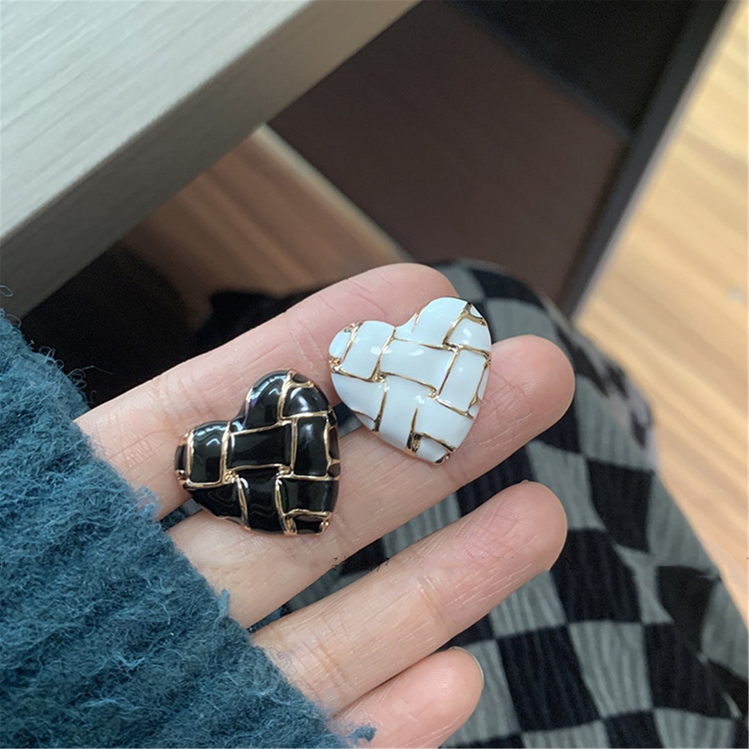 Metal Weave Love Heart Buttons Flat Plain Plane Gold Shank ,for Shirts ...