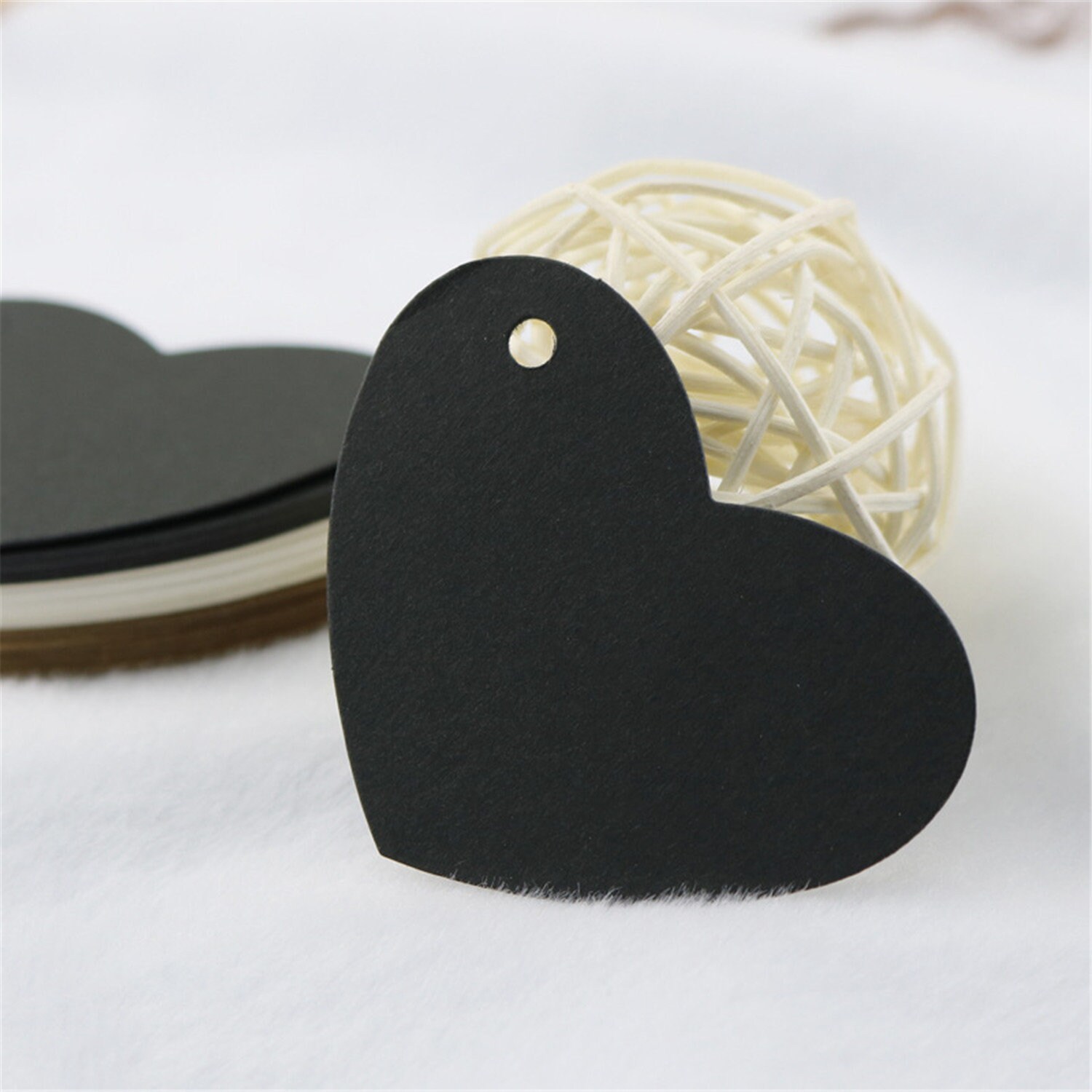 50pcs 5065mm Love Heart Kraft Paper Tags for Gifts Labeling - Etsy