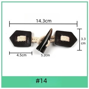 Horn Toggle Buttons: Jacket Fastening Buckle, Coat Closure CB031 - Etsy