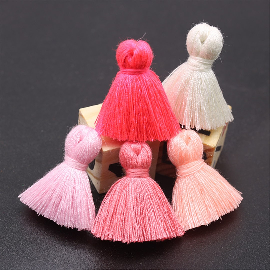 6 Color to Choose,10pcs 30mm Cotton Thread Tassel,cotton Thread Tassel ...