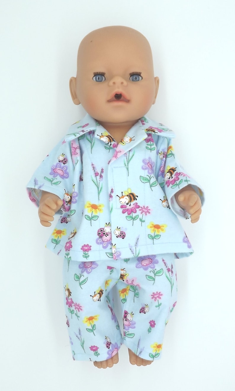 Doll Pyjamas Sewing Pattern | Fits Baby Born 43cm (digital Download) - Etsy