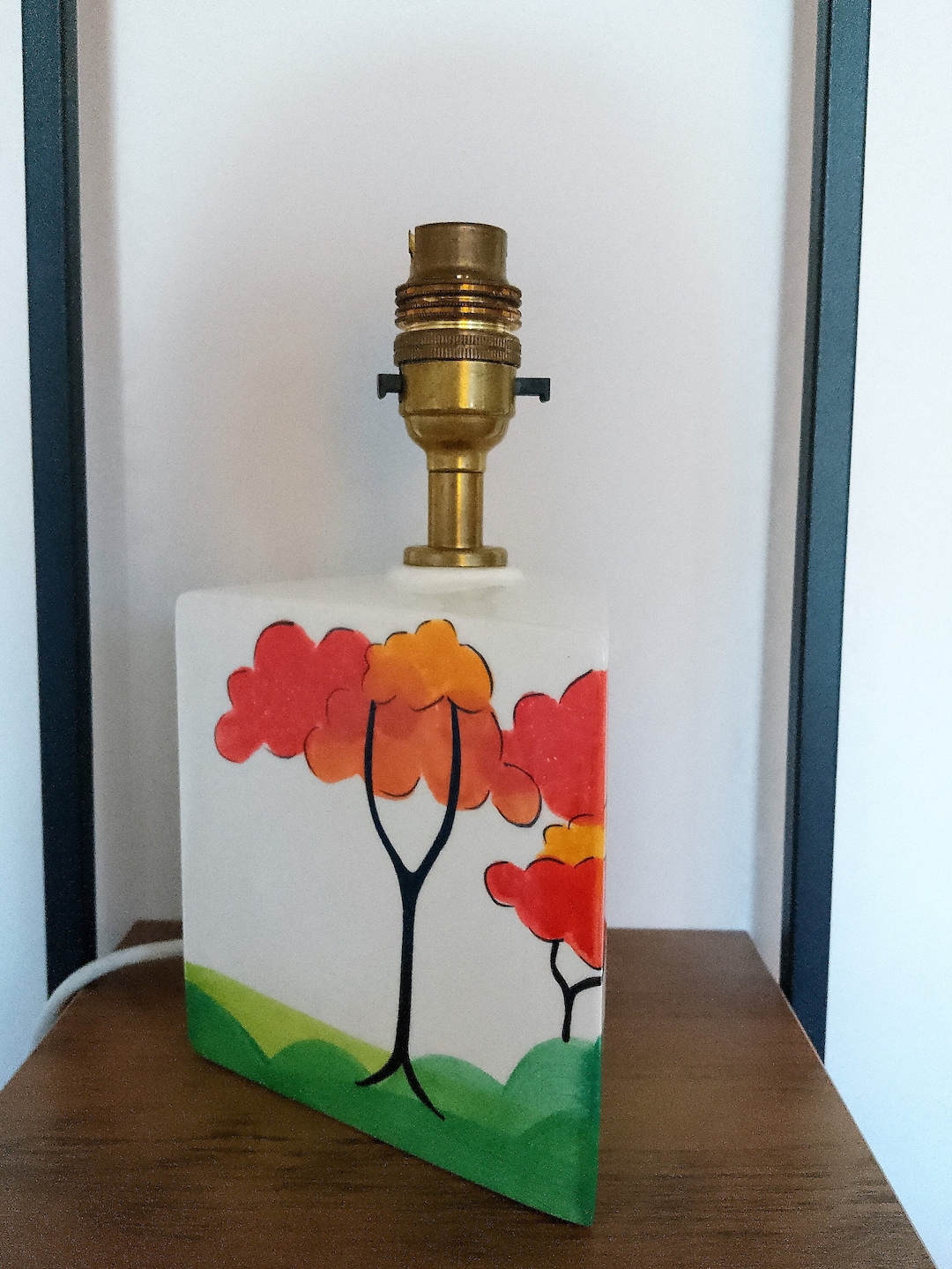Clarice Cliff Inspired Past Times Art Deco Table Lamp With - Etsy