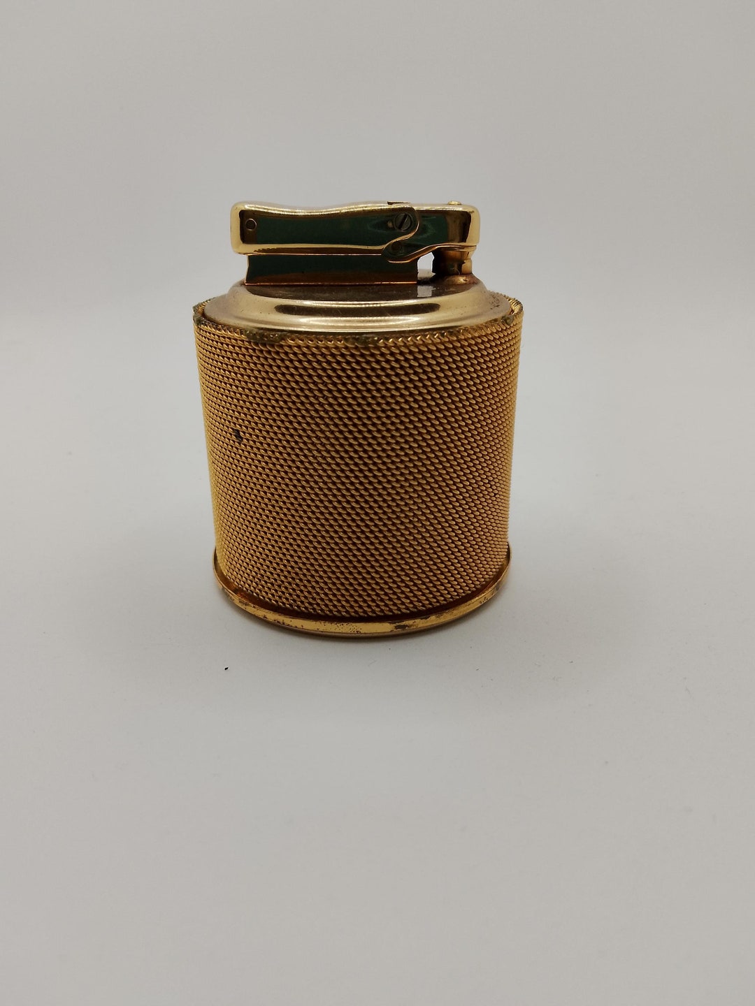 Vintage Colibri Monogas 25 Table Lighter, Gold Tone Butane Lighter, Mid ...