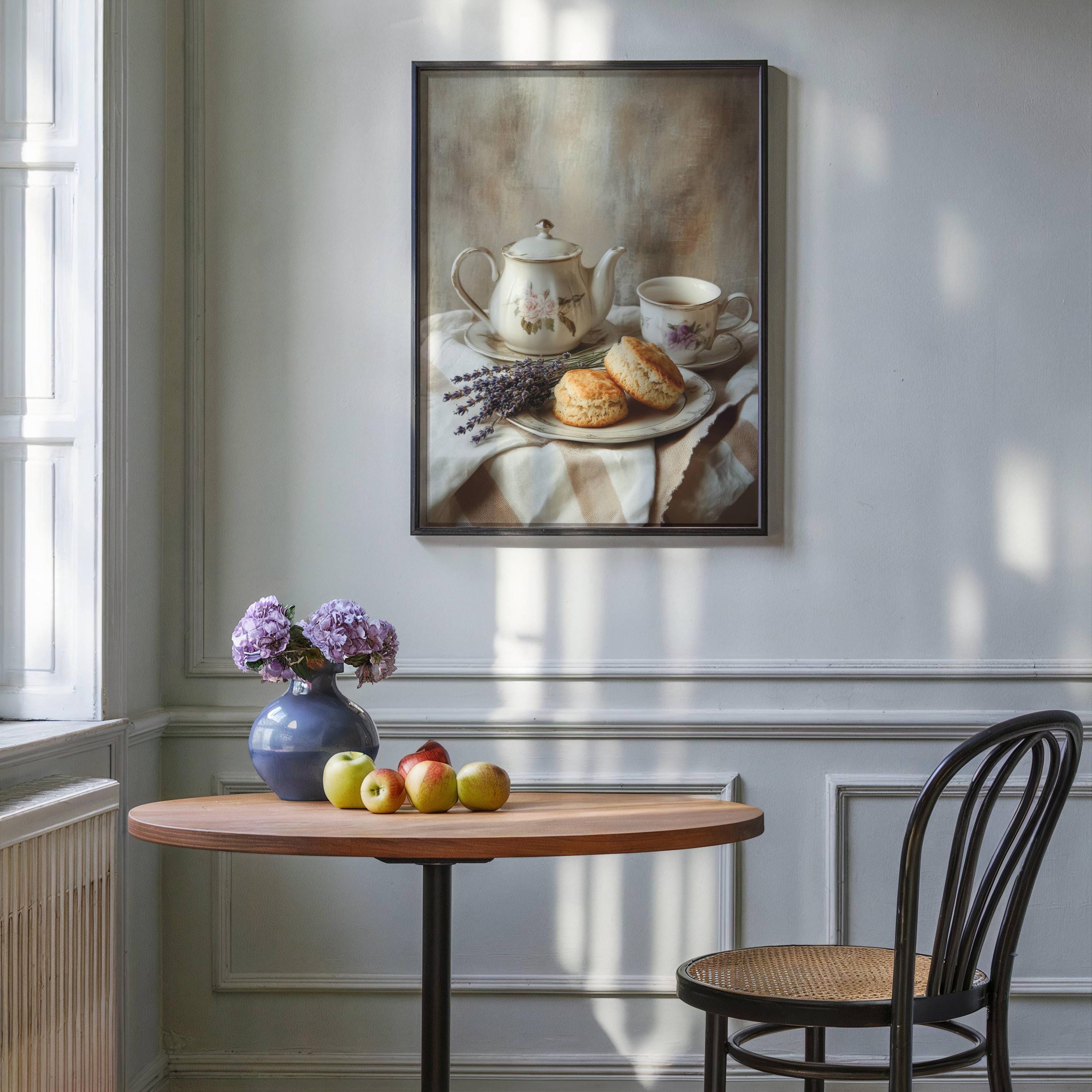 Cottagecore Wall Art - Afternoon Tea Aesthetic - Vintage Tea Party ...