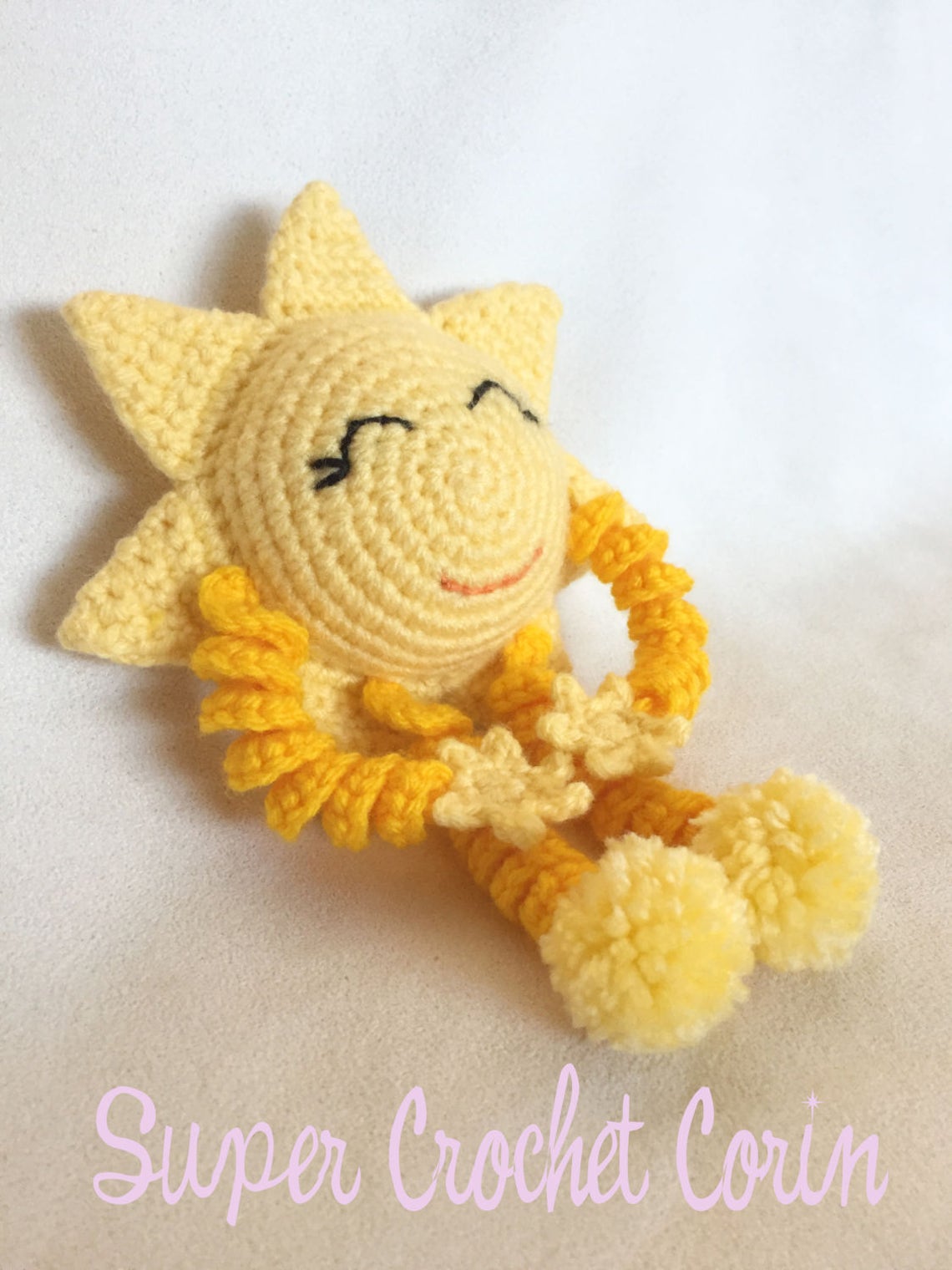 Super Happy Sun Crochet Pattern ONLY - Etsy