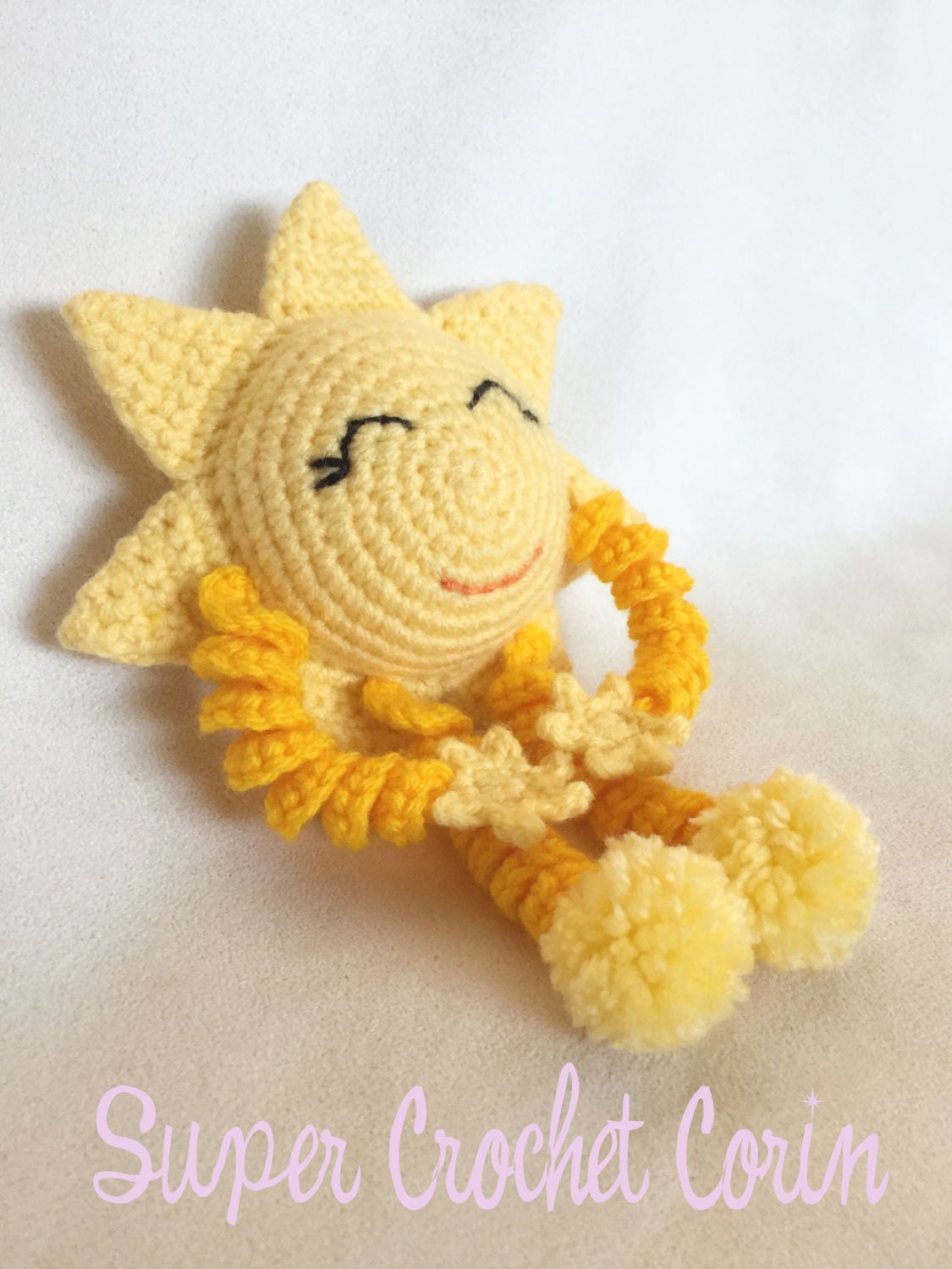 Super Happy Sun Crochet Pattern ONLY - Etsy