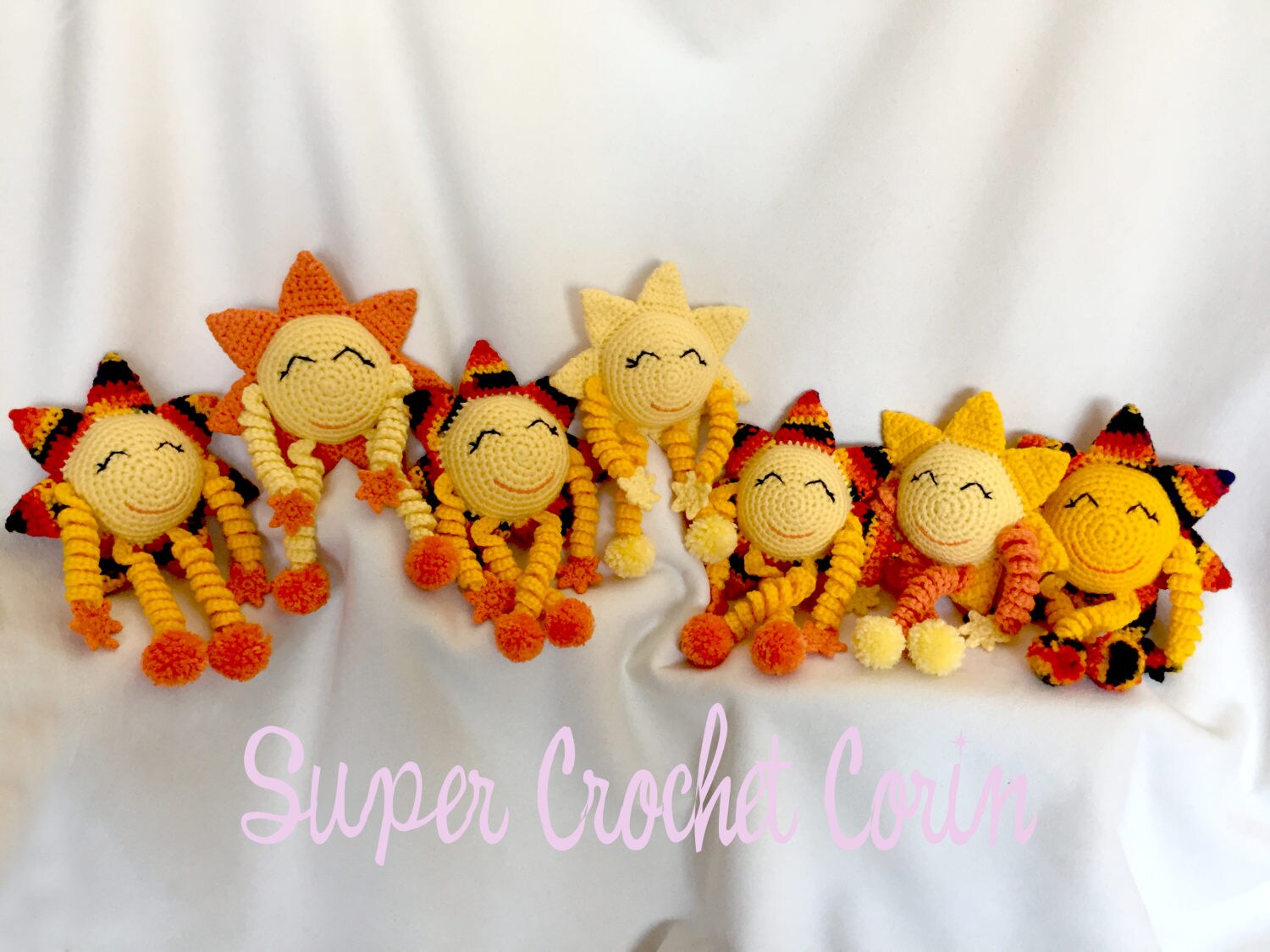 Super Happy Sun Crochet Pattern ONLY - Etsy