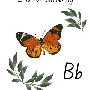 Nature Themed Alphabet Posters & Flash Cards - Etsy