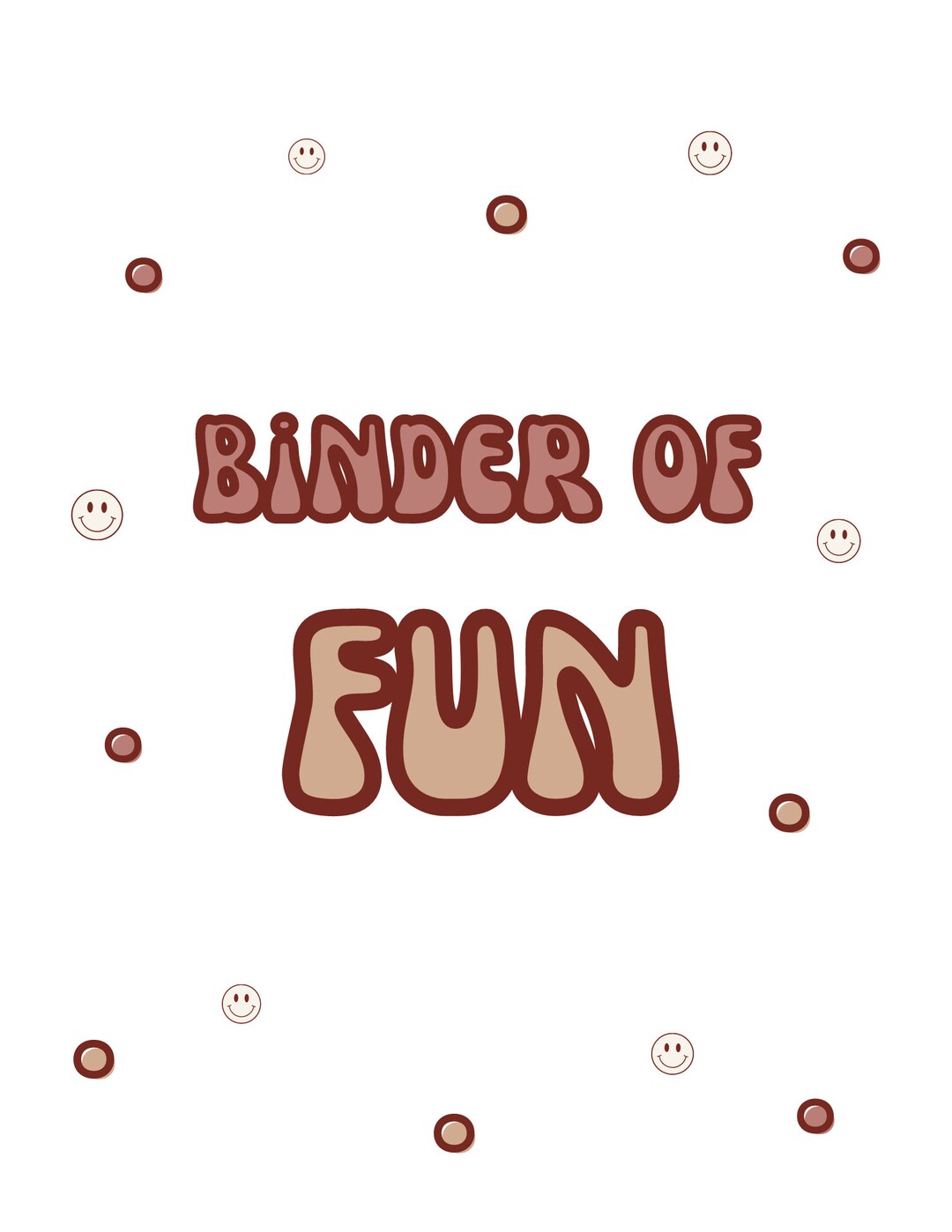 Binder of Fun Inserts - Etsy