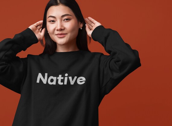 Native American Sweatshirt Native American Heritage Apparel - Etsy UK