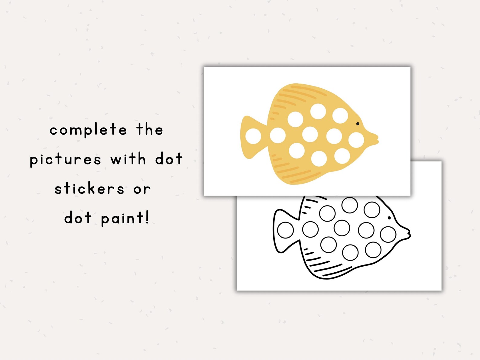 Under the Sea Dot Art Printables • Do a Dot Worksheets for Kids • Under ...