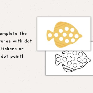 Under the Sea Dot Art Printables • Do a Dot Worksheets for Kids • Under ...