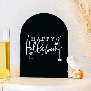 Happy Halloween Acrylic Sign, Wall Decor, Haunted House Decor, Party ...