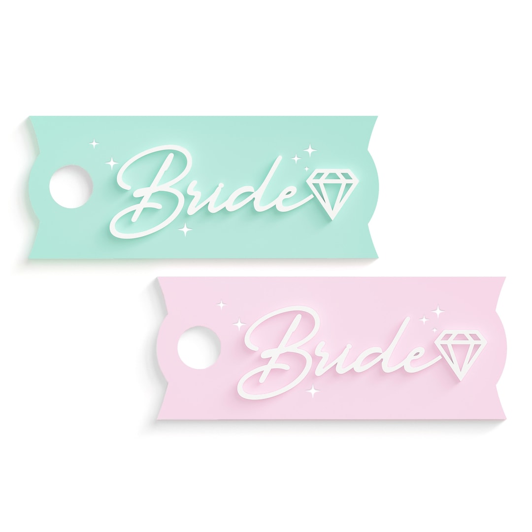 Bride Stanley Stanley Tumbler Tag, Acrylic Lid Topper, Name Plate, 40oz ...