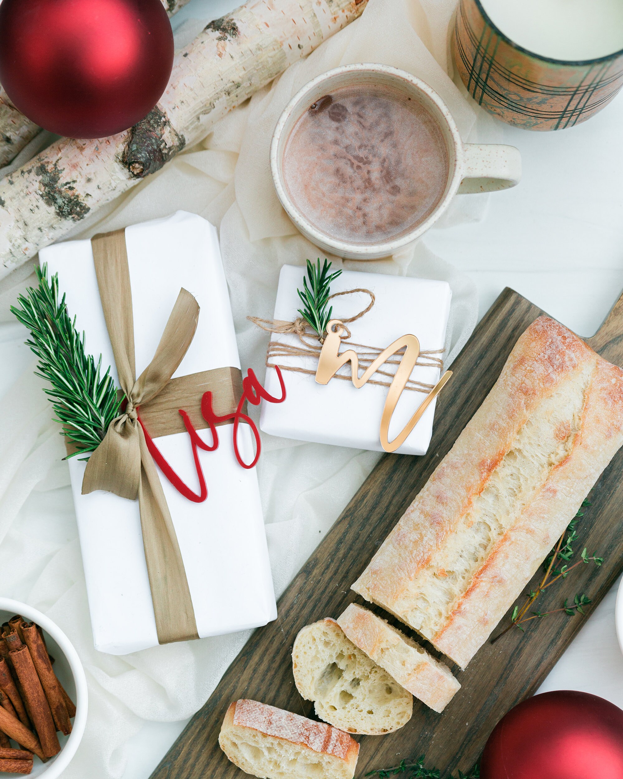 Personalized Name Gift Tag Acrylic Christmas Gift Tag - Etsy