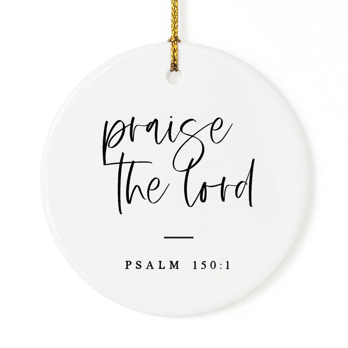Praise the Lord Porcelain Scripture Ceramic Christmas - Etsy