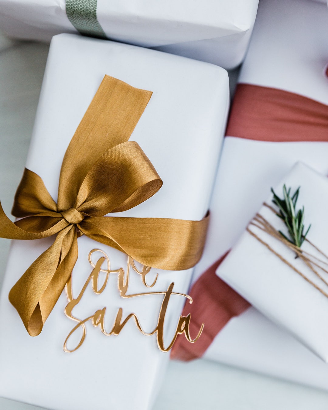 Love Santa Gift Tag, Acrylic Christmas Gift Tag, From Santa, Gift ...