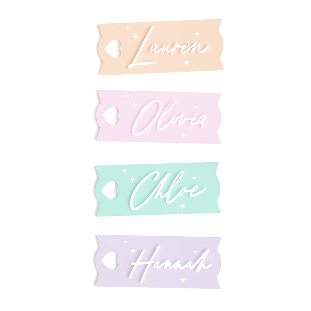 Personalized Stanley Name Plate, Stanley Name Tag, Acrylic Lid Topper ...