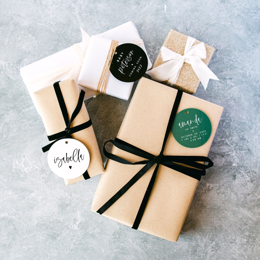 Personalized Name Acrylic Christmas Ornament, Custom Name, Gift Tag ...