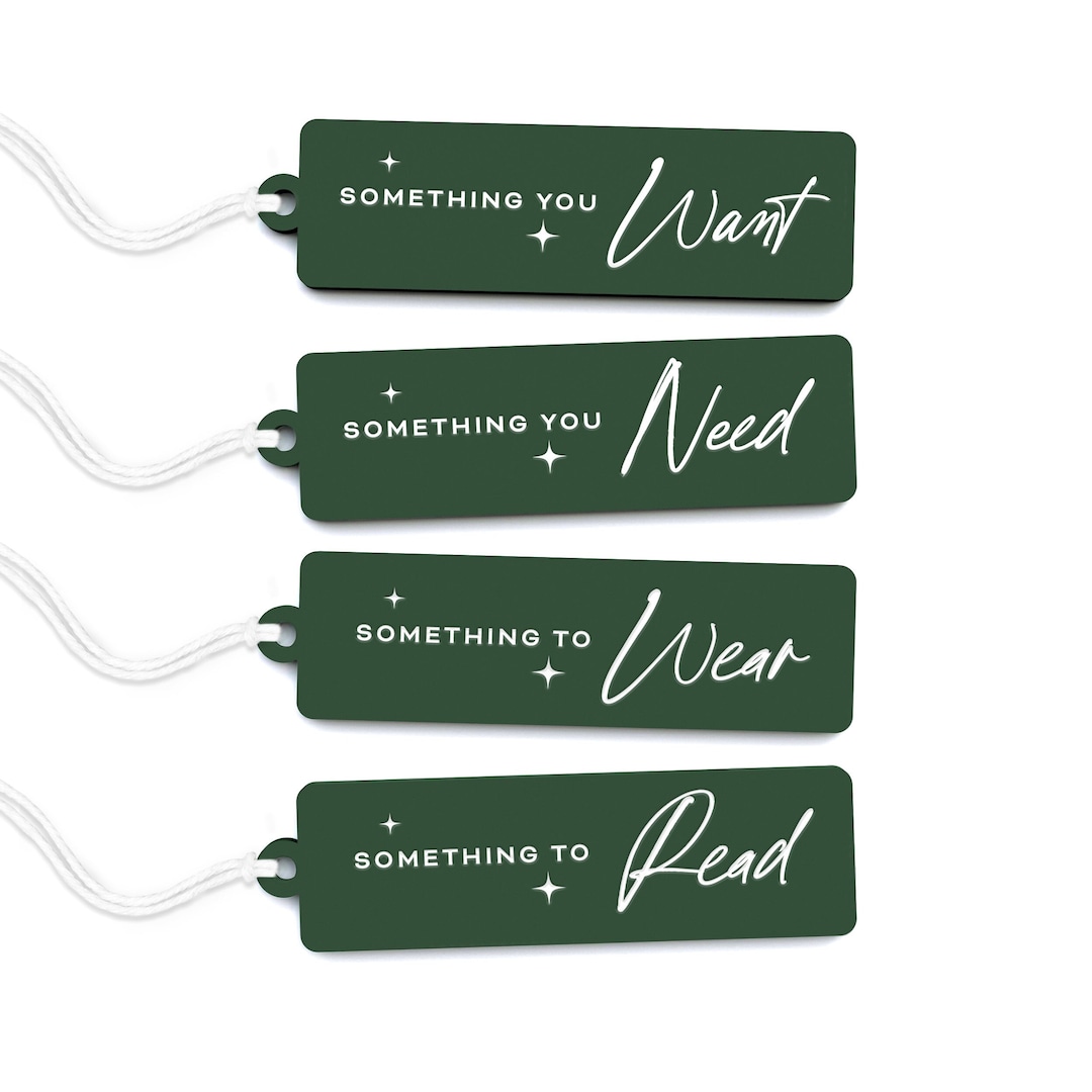 Personalized Something You Want, Something You Need, Something to Wear ...