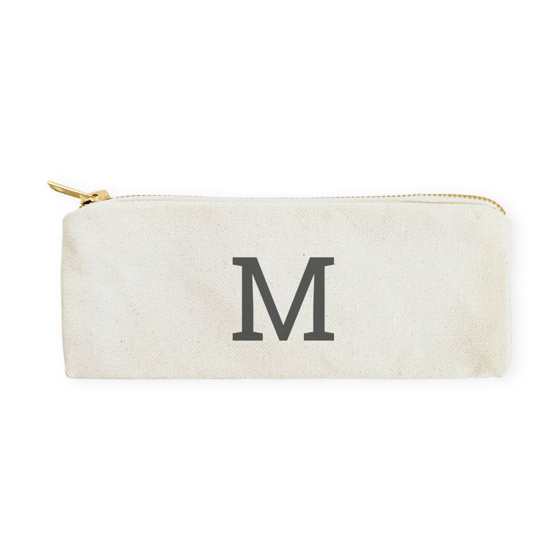 Personalized Modern Monogram Cotton Canvas Pencil Case and - Etsy