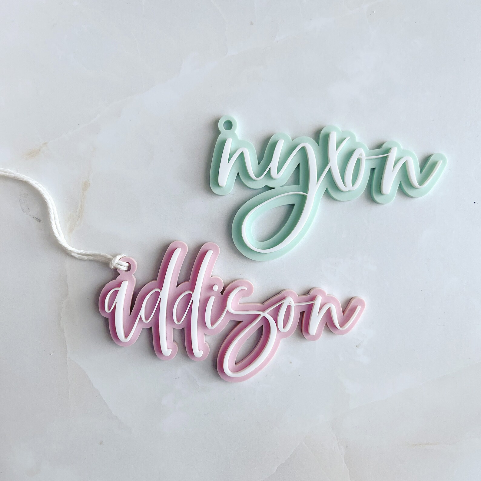 Personalized Name Gift Basket Gift Tag Acrylic Gift Tag Gift - Etsy