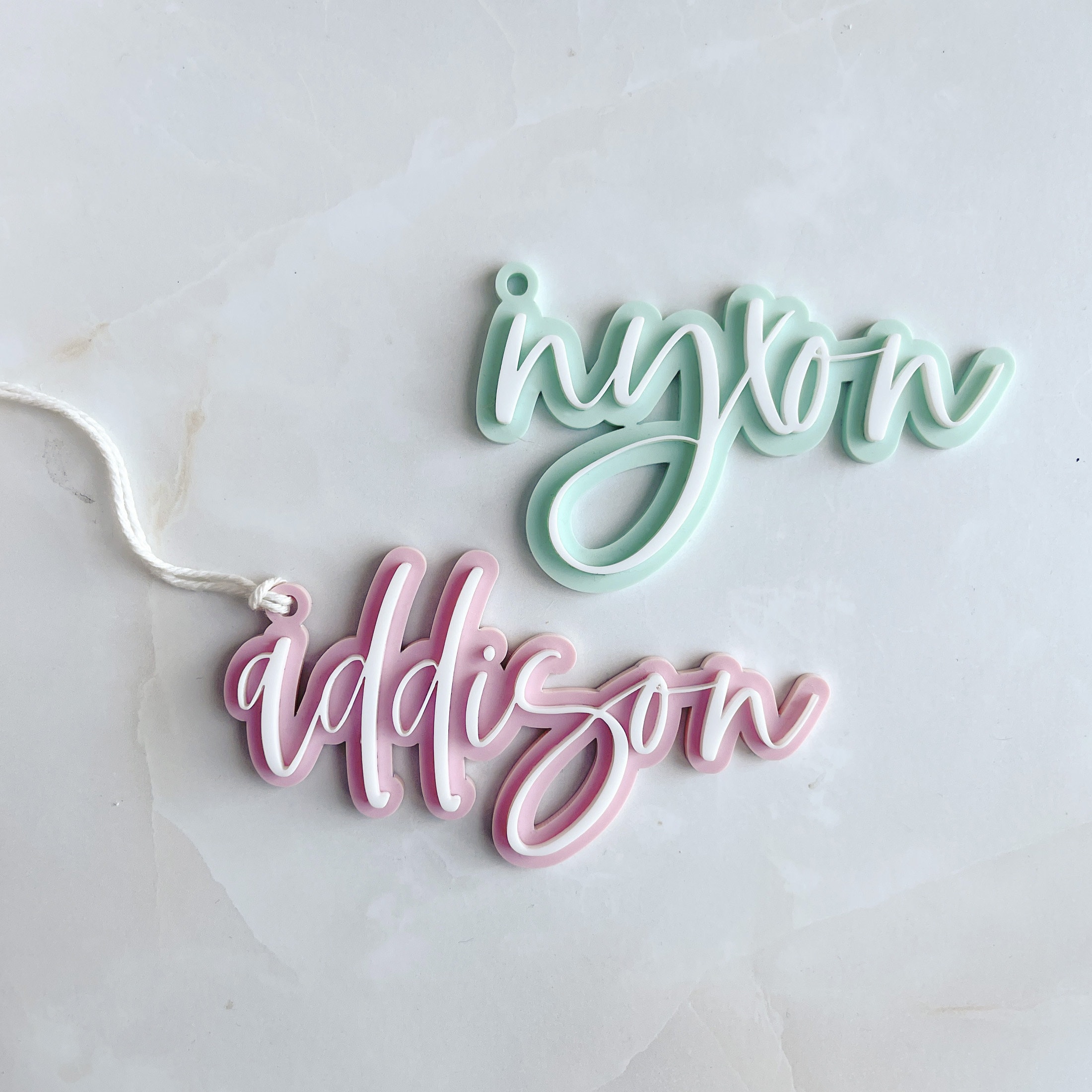 Personalized Name Gift Basket Gift Tag Acrylic Gift Tag Gift - Etsy