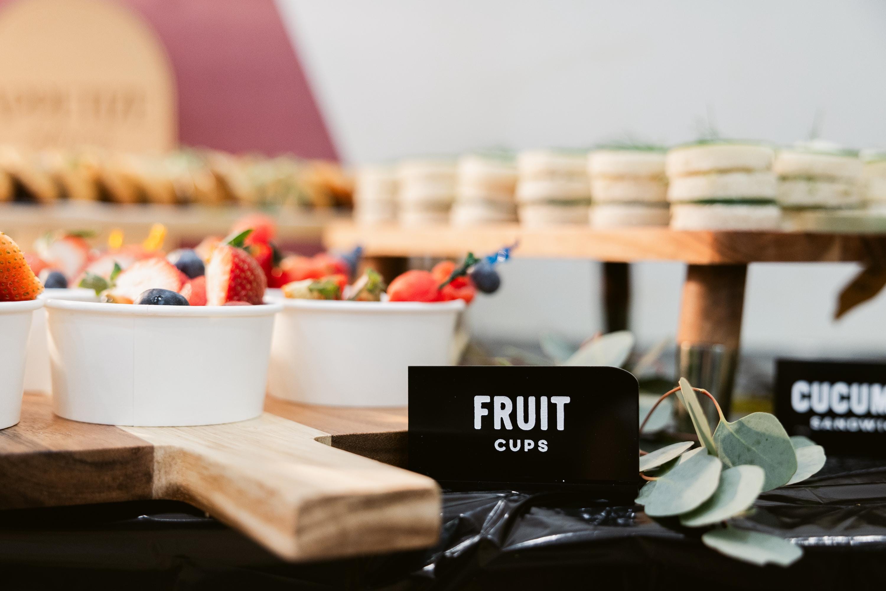Modern Acrylic Buffet Food Name Sign, Food Table Tent Card, Food Tag ...