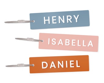 Backpack Name Keychains Backpack Name Tags Lunch Box Name Tag Bog Bag ...